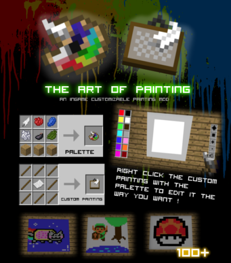 Mod Art of Painting [1.7] - Minecraft.fr