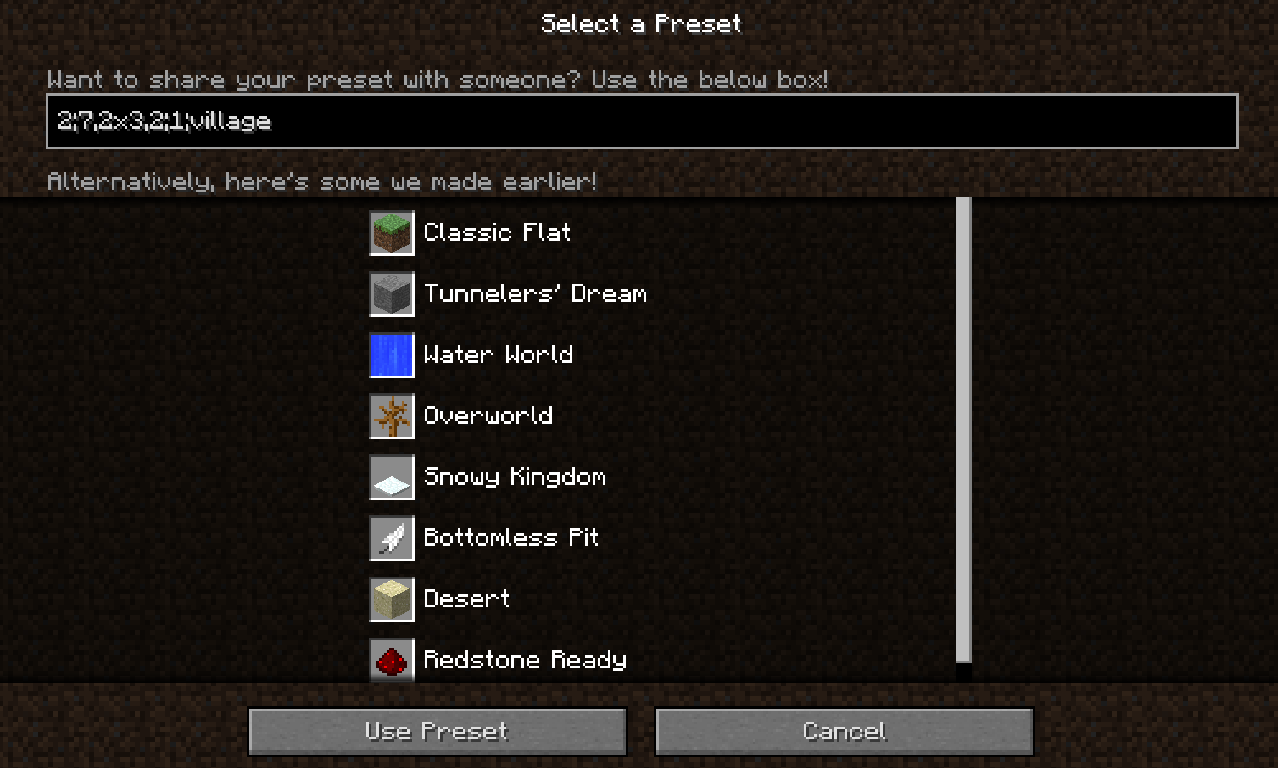 Presets 4 Minecraft #2 | Minecraft.fr