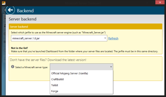 Minecraft Server Dashboard Minecraft Fr