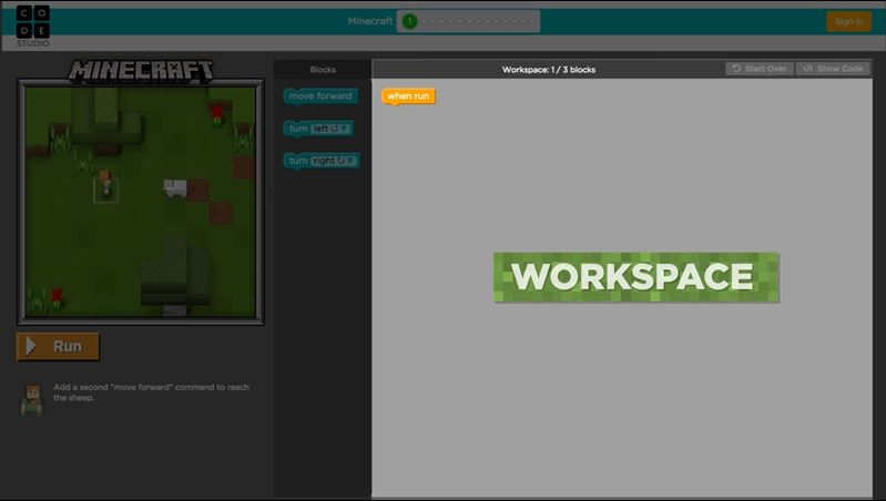 Code.org s'associe à Minecraft - Minecraft.fr
