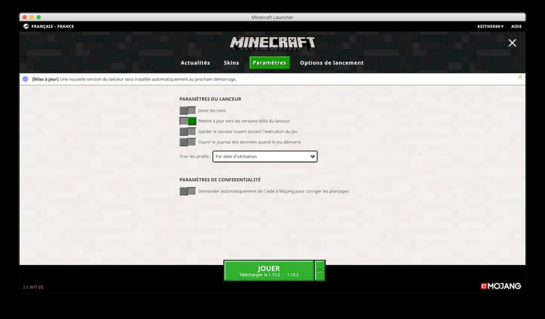 Comment télécharger le dernier launcher Minecraft en Bêta ? - Minecraft.fr