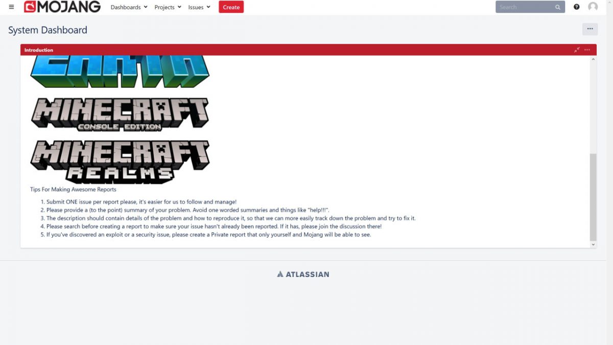 Minecraft : Comment signaler un bug à Mojang ? - Minecraft.fr