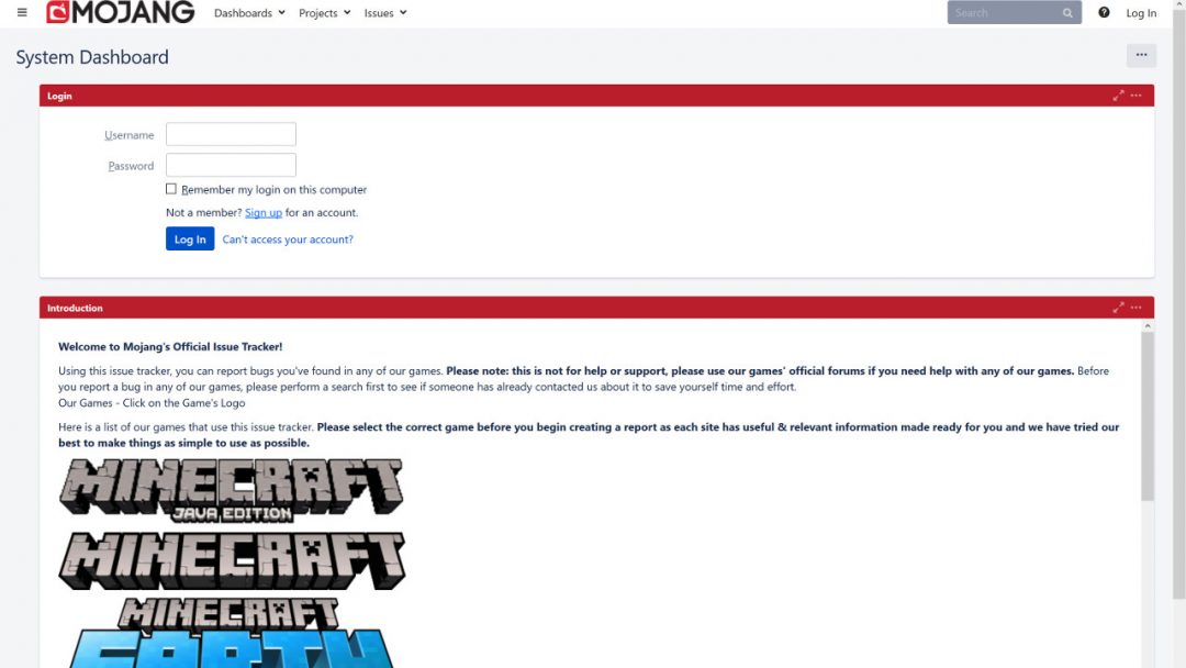 Minecraft : Comment signaler un bug à Mojang ? - Minecraft.fr