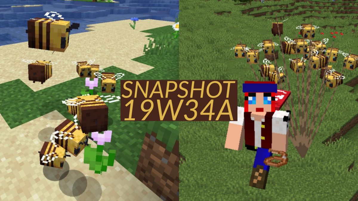 Minecraft 1.15 - 🐝 Snapshot 19w34a : des Abeilles • Minecraft.fr