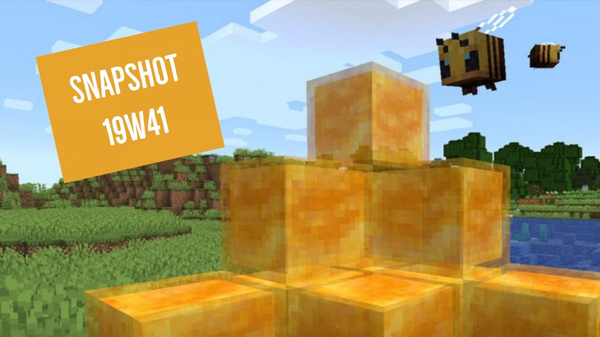 Minecraft 1.15 : Snapshot 19w41a : Blocs de miel • Minecraft.fr
