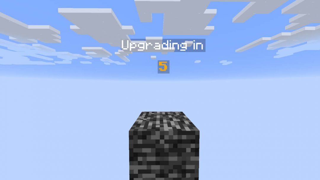 One Block Minecraft – Map Gratuite 1.15 à 26.1 - Minecraft.fr