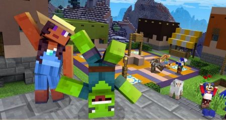 PAC-MAN - DLC Map & Skin Minecraft Bedrock Edition - Minecraft.fr