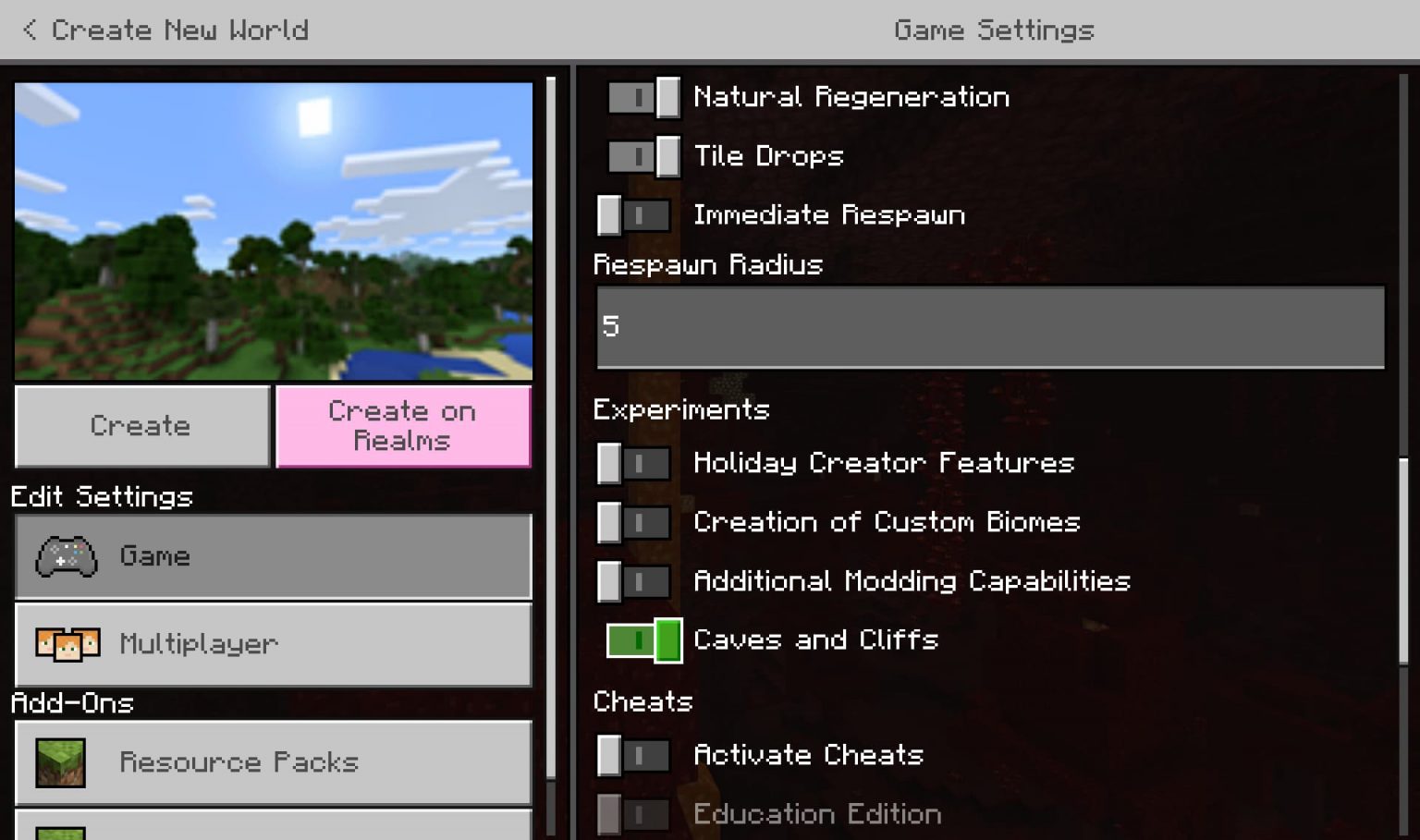 Essayez en avant-première la mise à jour 1.17 sur Minecraft Bedrock ...