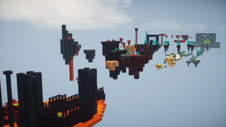 Duo Parkour - Map Minecraft - 1.16 - Minecraft.fr