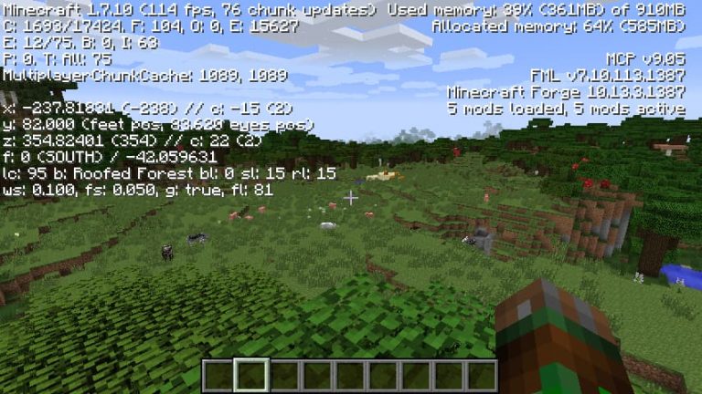 Better FPS - Mod Minecraft - 1.7.10 → 1.12.2 - Minecraft.fr