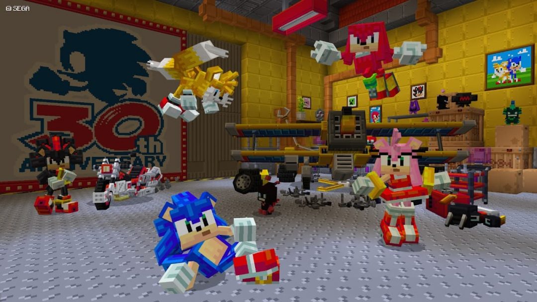 Sonic débarque sur Minecraft Bedrock en DLC - Minecraft.fr