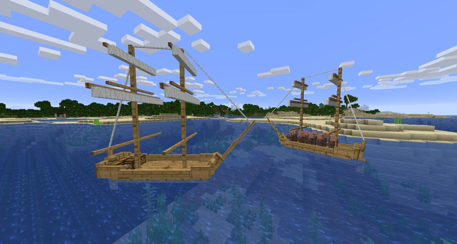 Small Ships – Mod Bateau – 1.16.5 → 1.21.1 - Minecraft.fr