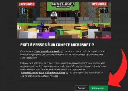 Comment migrer son compte minecraft vers microsoft ?- Minecraft.fr