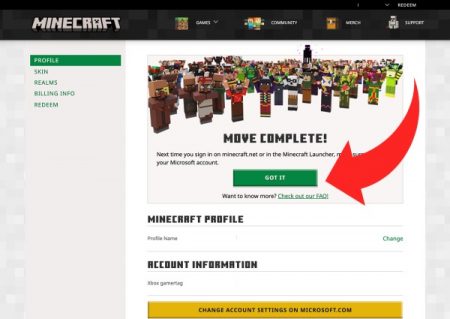 Comment migrer son compte minecraft vers microsoft ?- Minecraft.fr