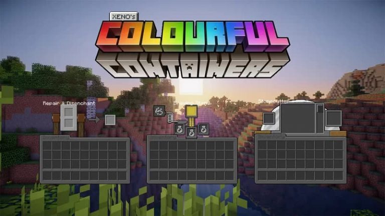 Colourful containers - Pack de Textures - 1.15 - Minecraft.fr