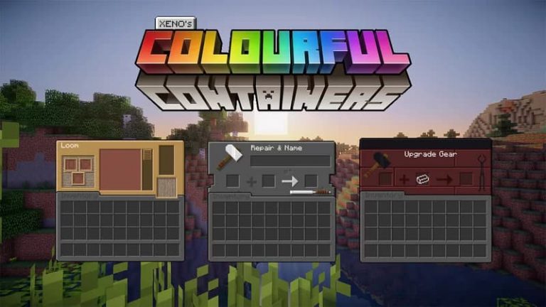 Colourful containers - Pack de Textures - 1.15 - Minecraft.fr