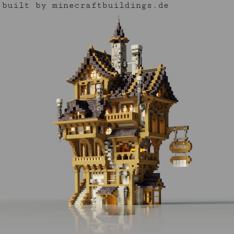 28 astuces de build / construction Steampunk dans Minecraft - Minecraft.fr