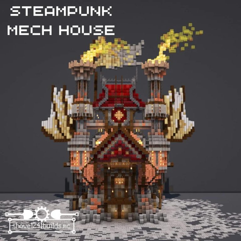 28 astuces de build / construction Steampunk dans Minecraft - Minecraft.fr