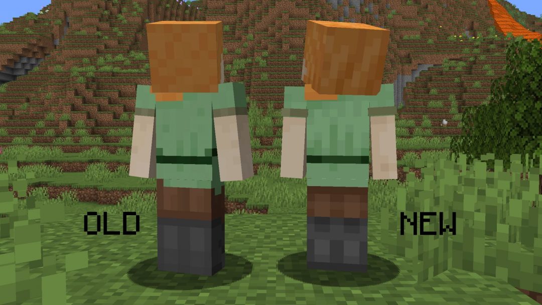 Minecraft : les skins par défaut actualisés, Steve retrouve sa barbe ...