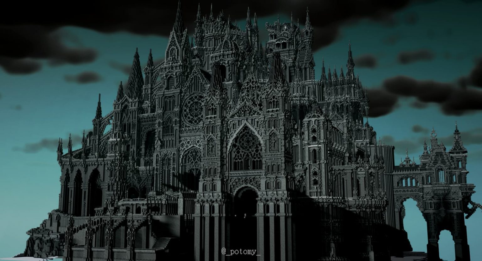 Minecraft : il reconstruit la ville de Yharnam du jeu Bloodborne et c ...