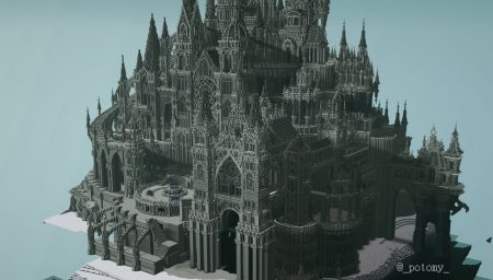 Minecraft : il reconstruit la ville de Yharnam du jeu Bloodborne et c ...