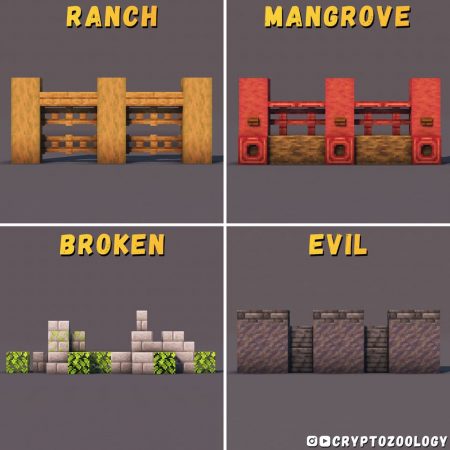 Minecraft : 20 idées de design pour vos murs et murets - Minecraft.fr