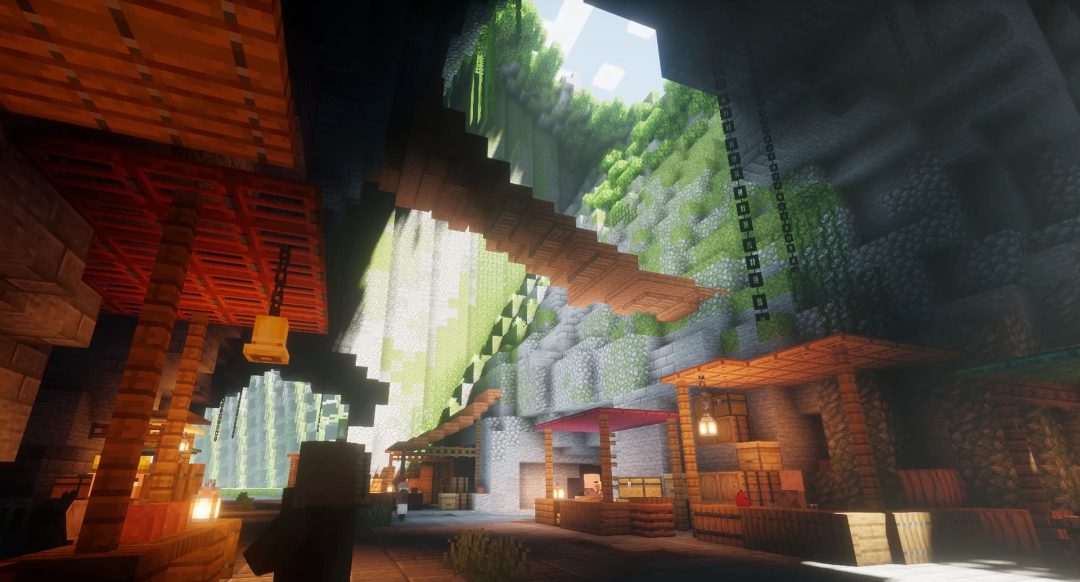 Une fantastique cité abandonnée construite dans Minecraft - Minecraft.fr