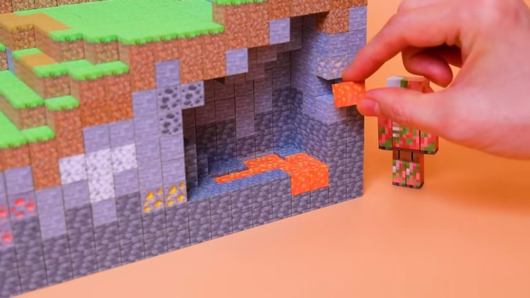 Vidéo - Un village Minecraft entièrement construit en papercraft ...