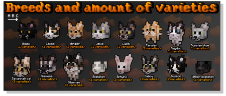 Better Cats : Chats Réalistes et Variés – Pack de Texture Minecraft – 1 ...