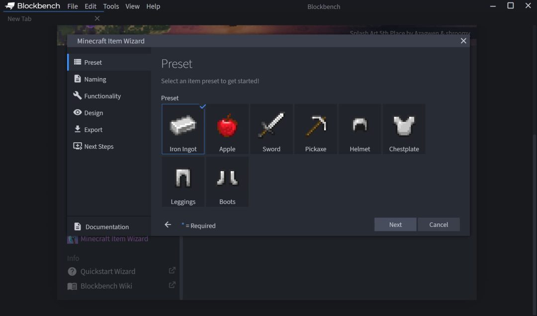 Créez vos propres objets et blocs Minecraft avec l'assistant de ...