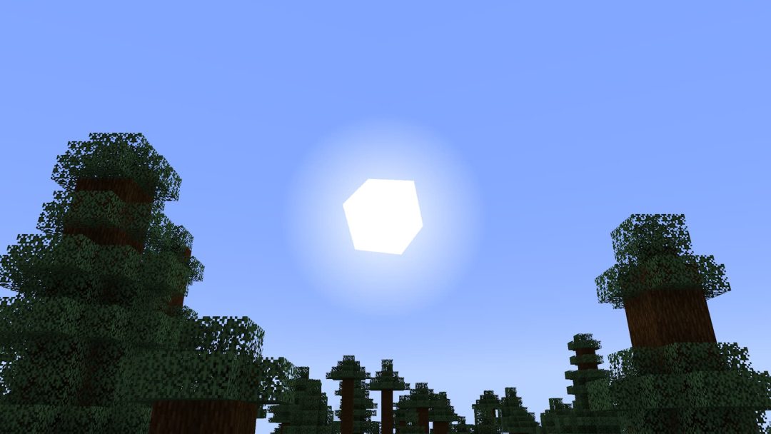Cubic Sun & Moon : Soleil & Lune en 3D - Pack de Texture Minecraft – 1. ...