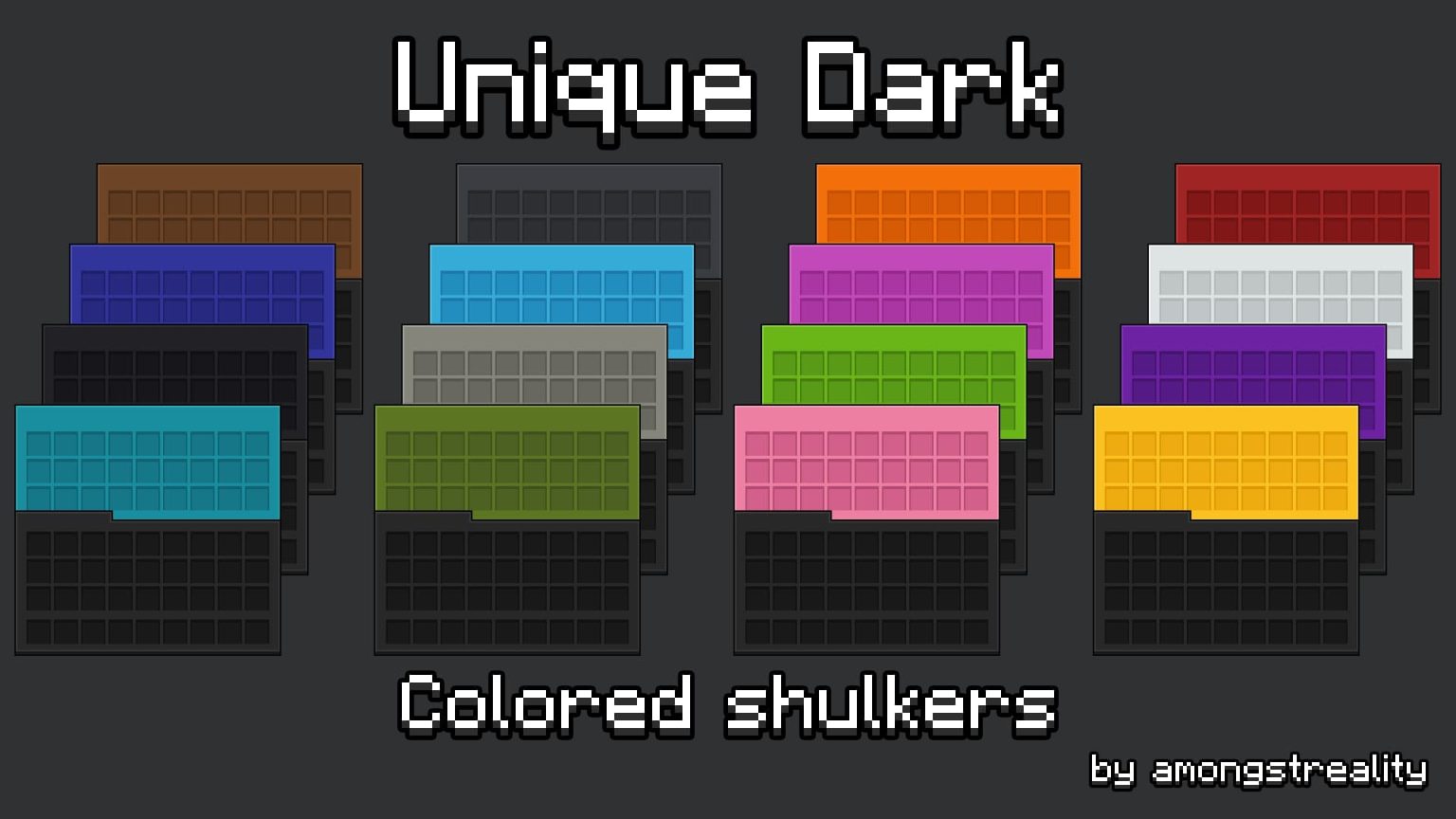 Unique Dark : Ombres et Contrastes - Pack de Texture Minecraft - 1.16.5 ...