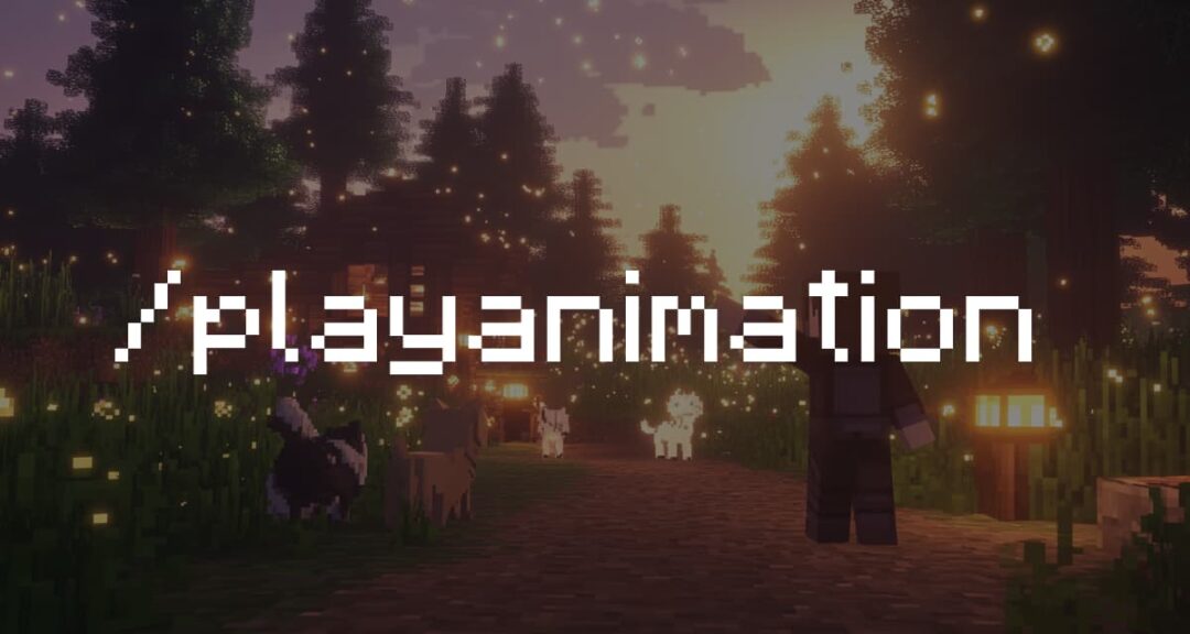 Comment utiliser la commande /playanimation dans Minecraft ? | Minecraft.fr