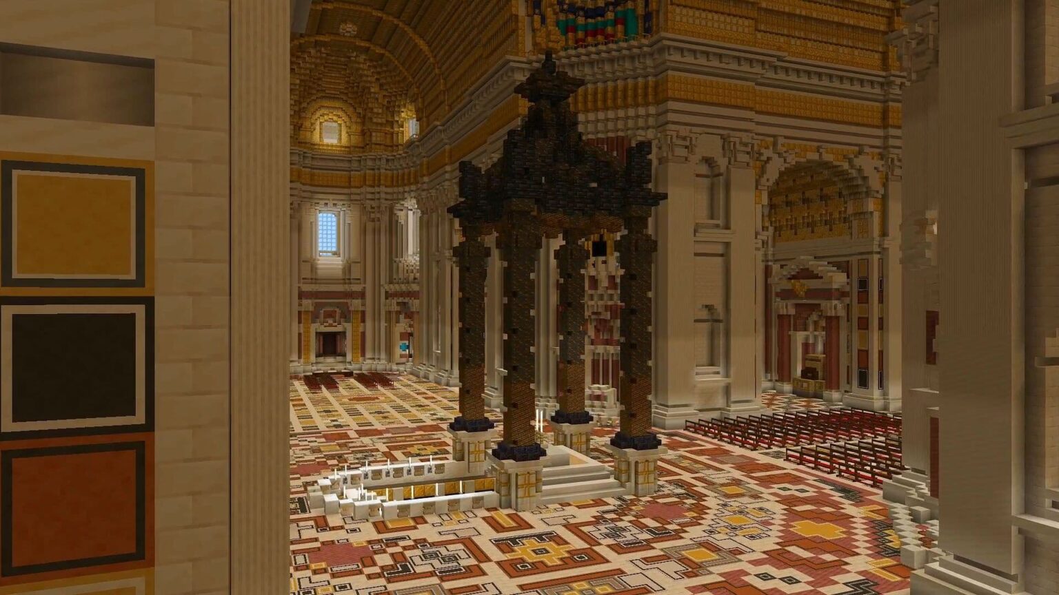 La basilique Saint-Pierre de Rome entièrement reconstituée dans ...