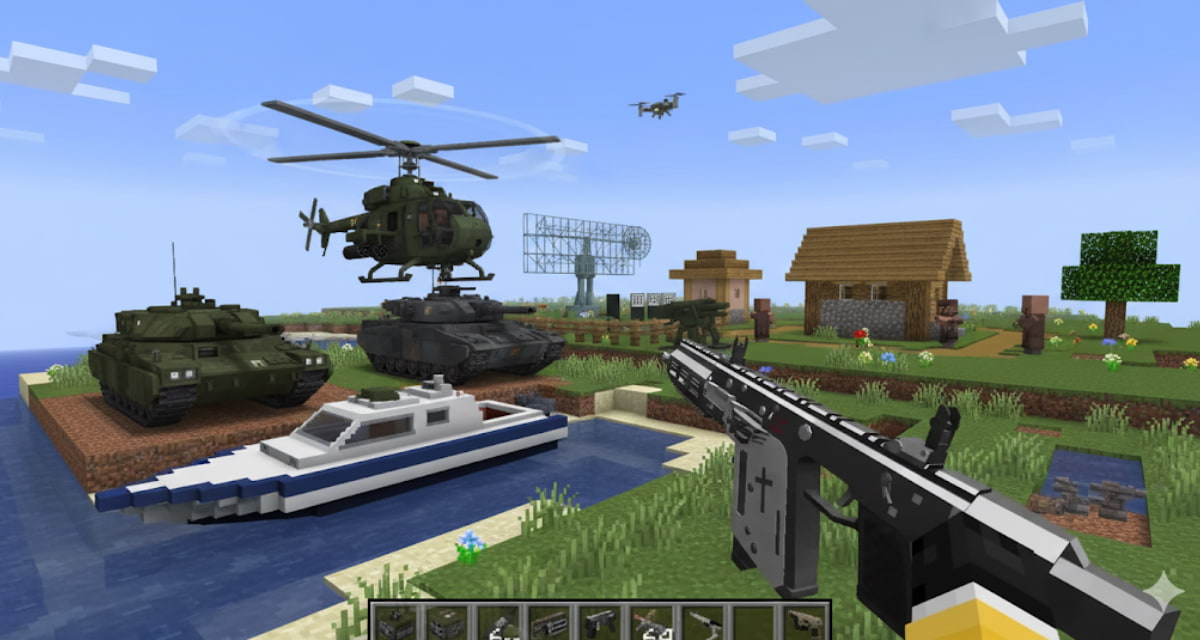 Superb Warfare, un mod Minecraft centré sur les armes et véhicules de guerre - Minecraft.fr