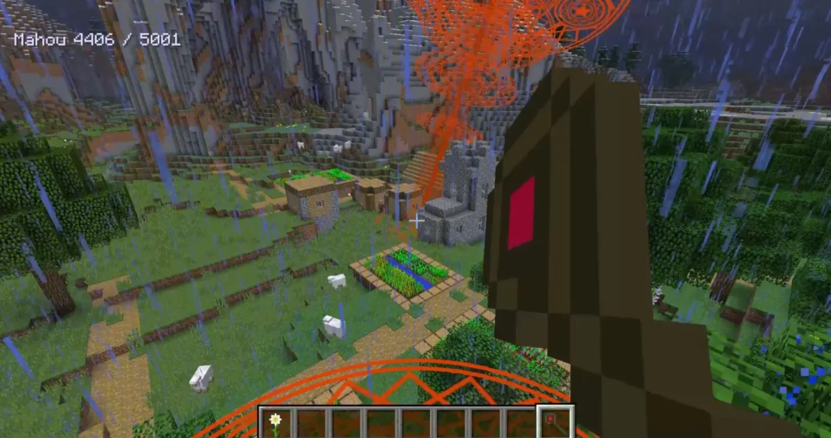 Le mod Mahou Tsukai introduit un système de magie dans Minecraft fondé ...