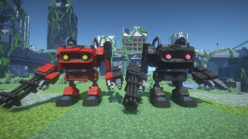 Un moddeur japonais dévoile des Mechs qui transforment Minecraft en ...