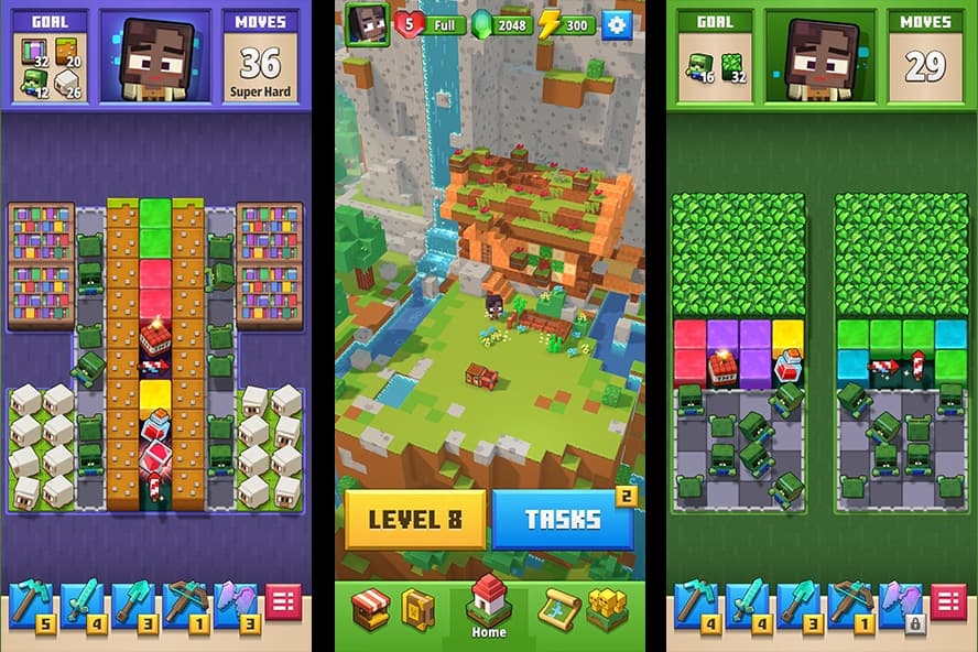 Minecraft Blast arrive sur mobile, Mojang et King préparent un nouveau ...