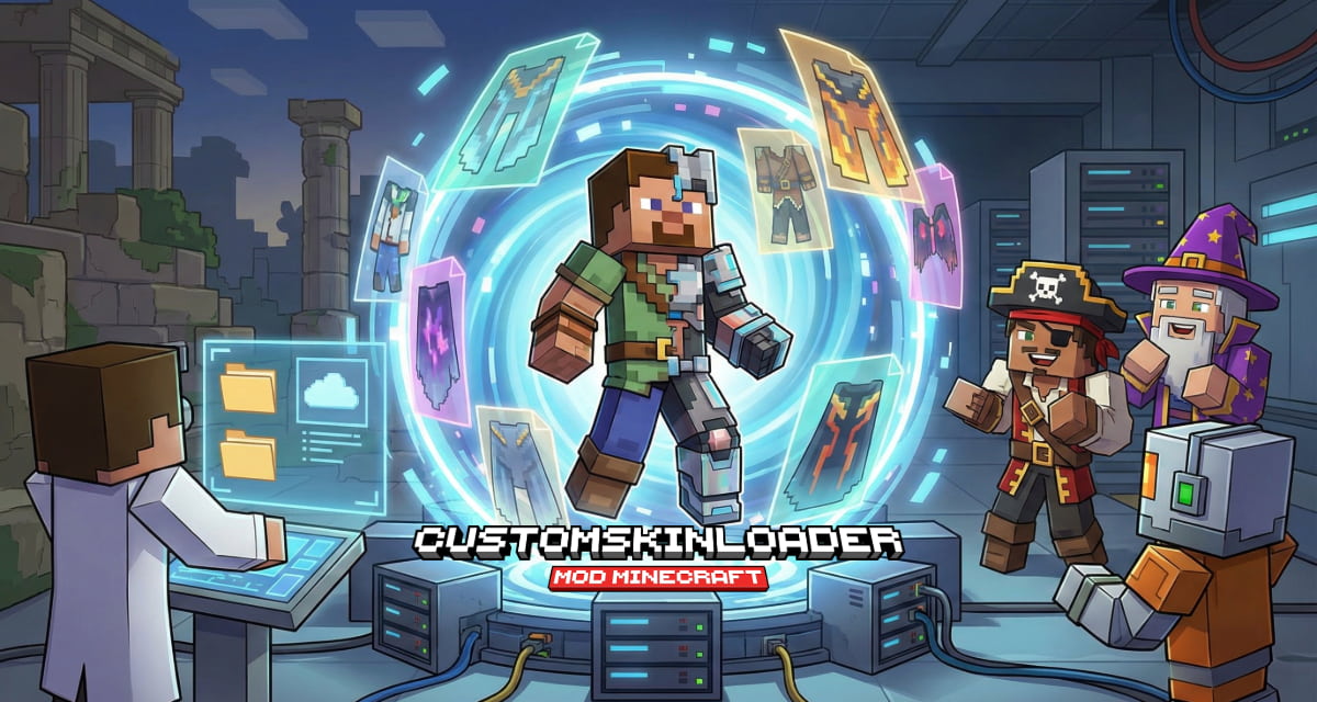 CustomSkinLoader permet de charger skins et capes depuis des sources ...
