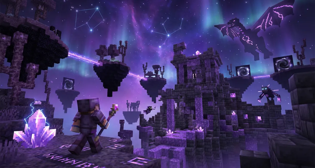 Stellarity refond entièrement l’End de Minecraft avec de nouveaux ...