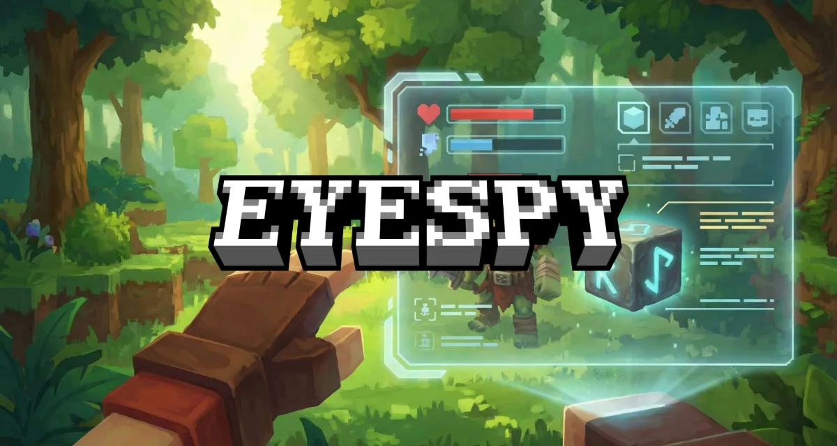 Le mod EyeSpy affiche des données sur les blocs et entités dans Hytale ...