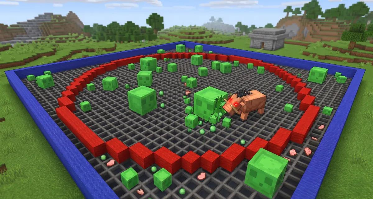 Des mathématiciens calculent Pi dans Minecraft avec des slimes, sans ...